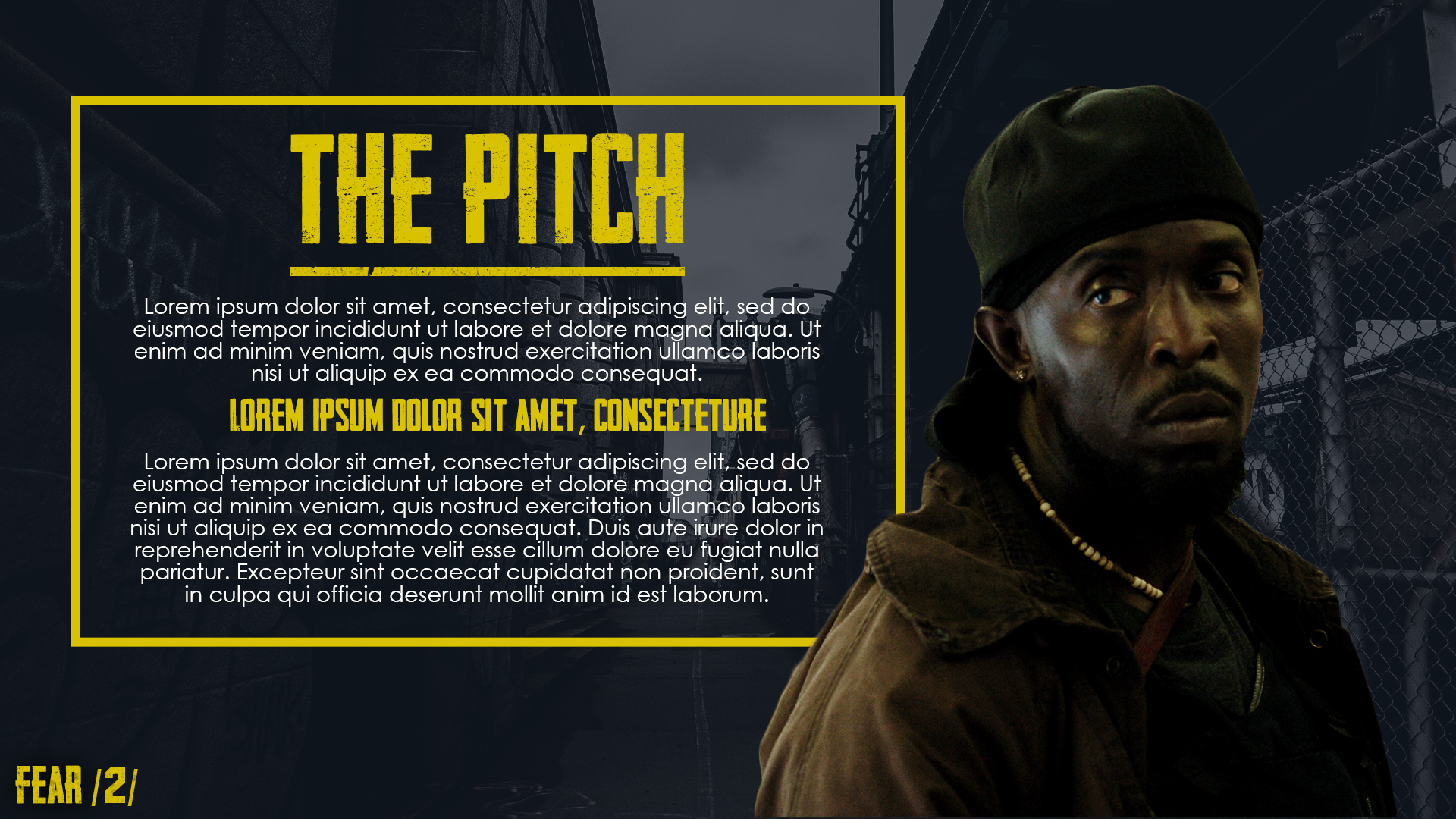 FEAR TV SERIES PITCH DECK Vicious Co