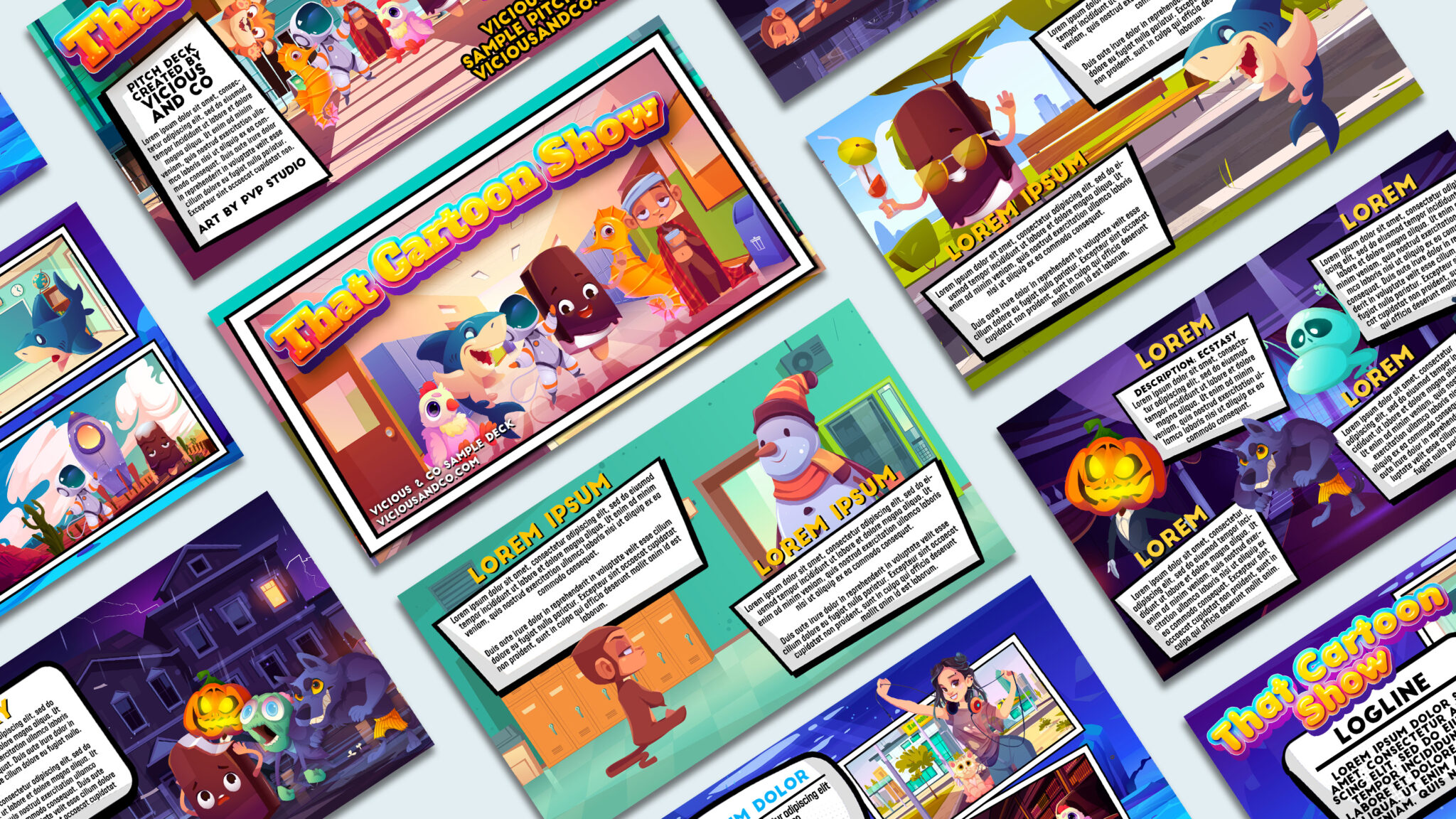 The Perfect TV and Film Pitch Deck Examples — Vicious & Co