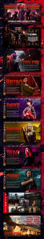 KNIGHTS OF ASS KICKERY - FILM PITCH DECK — Vicious & Co