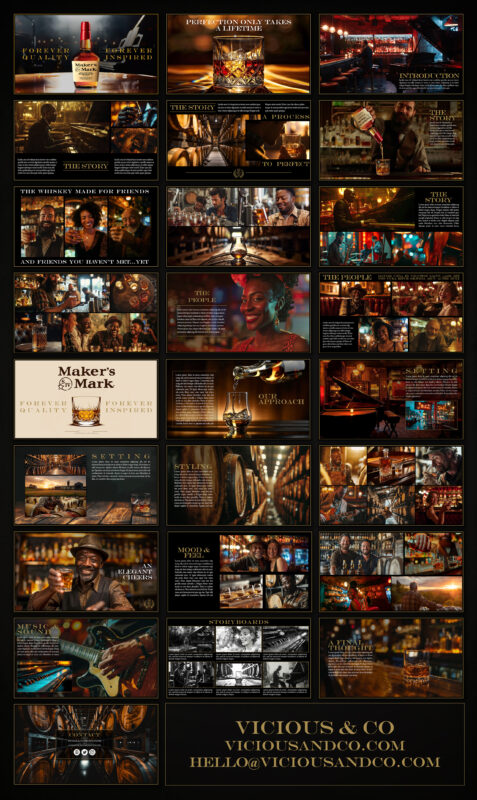 MAKER'S MARK - DIRECTOR'S COMMERCIAL TREATMENT — Vicious & Co